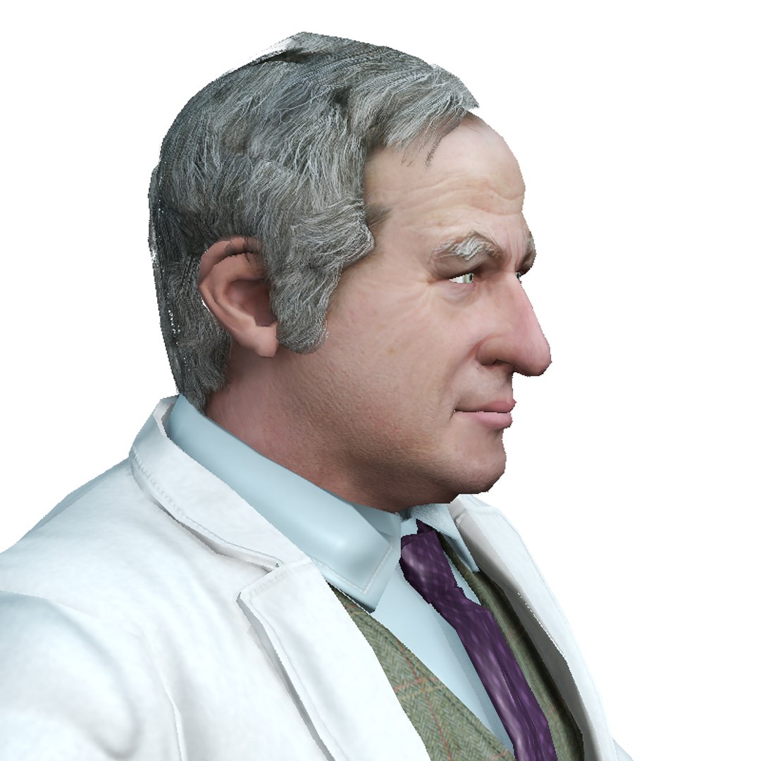 Doctor Realistic Biped 3d Model