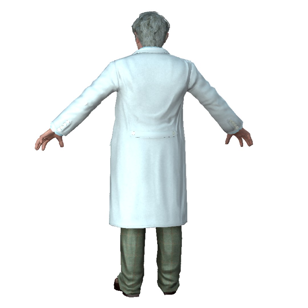 Doctor Realistic Biped 3d Model