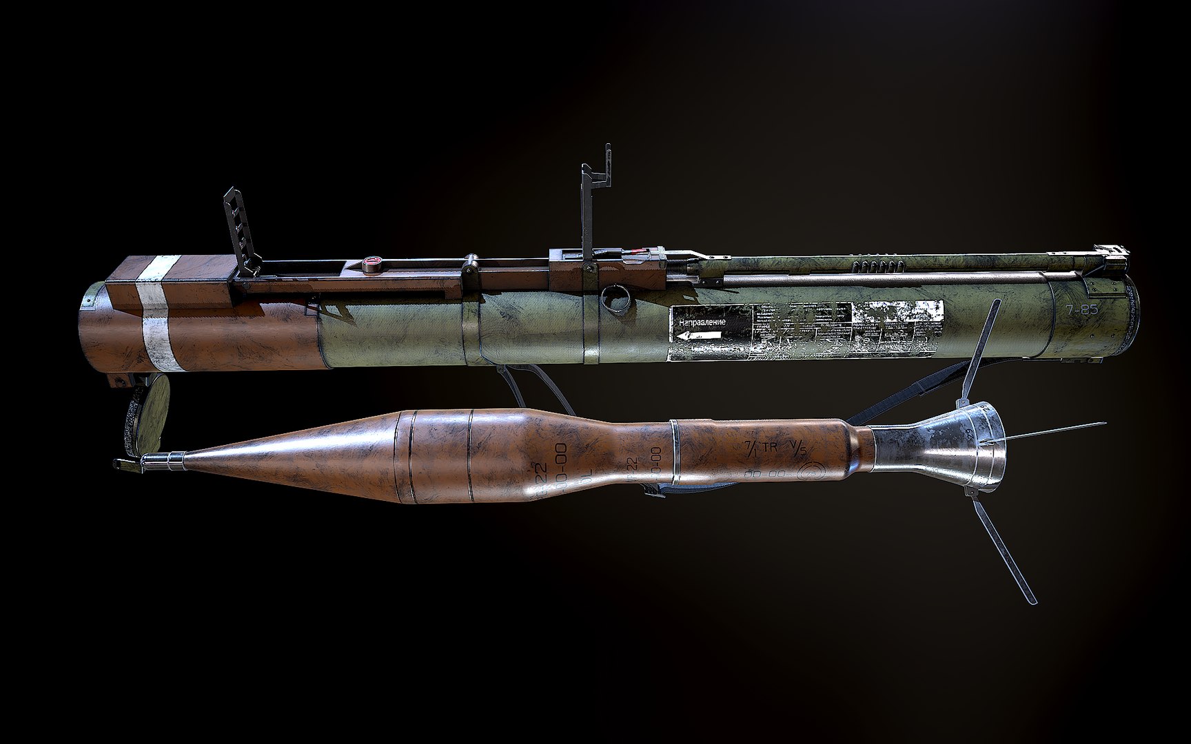 Rocket Launcher 3D Model - TurboSquid 2258014
