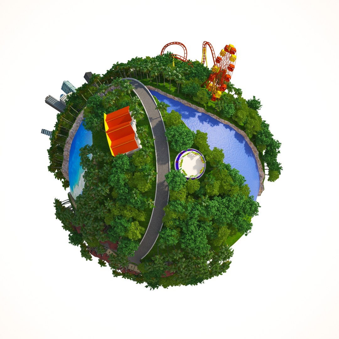 3d Model Planet World