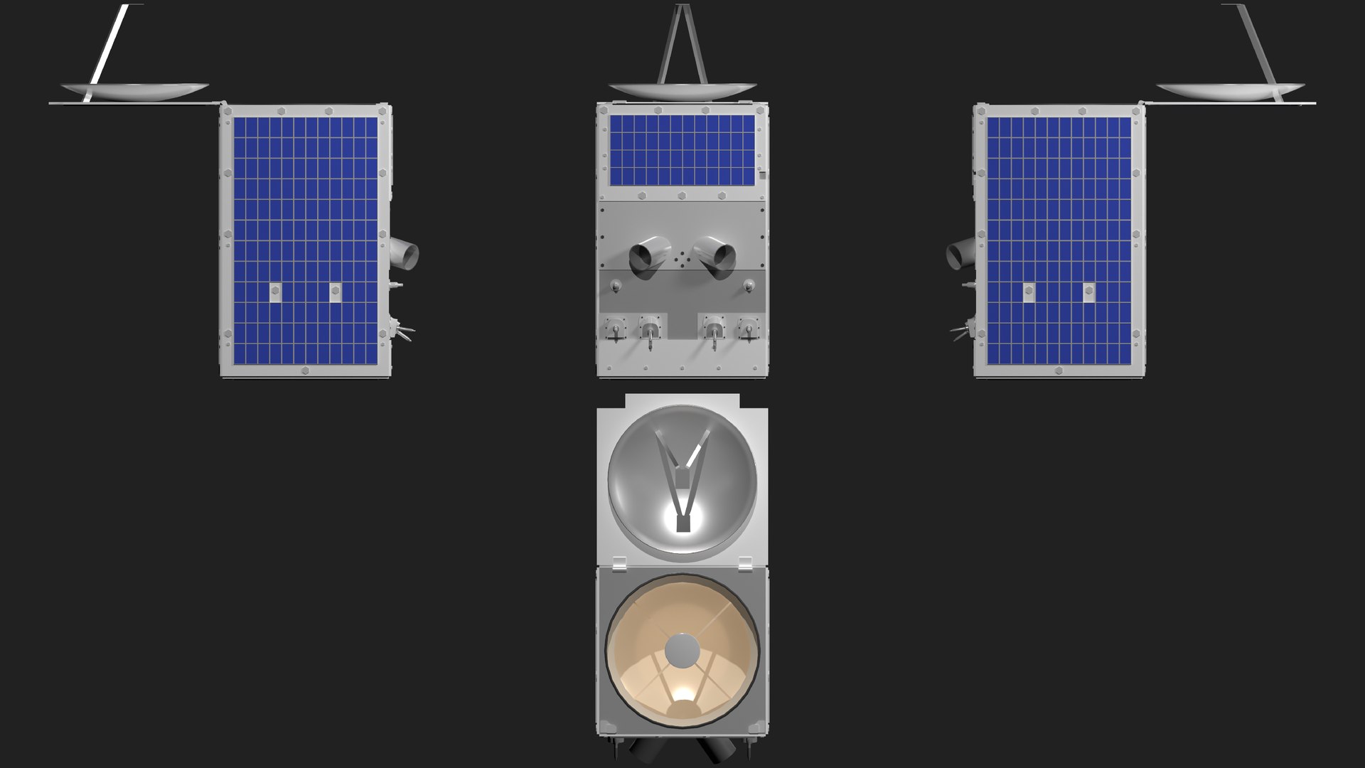 SkySat-16-21 or C14-C19 Satellite 3D model - TurboSquid 1954560