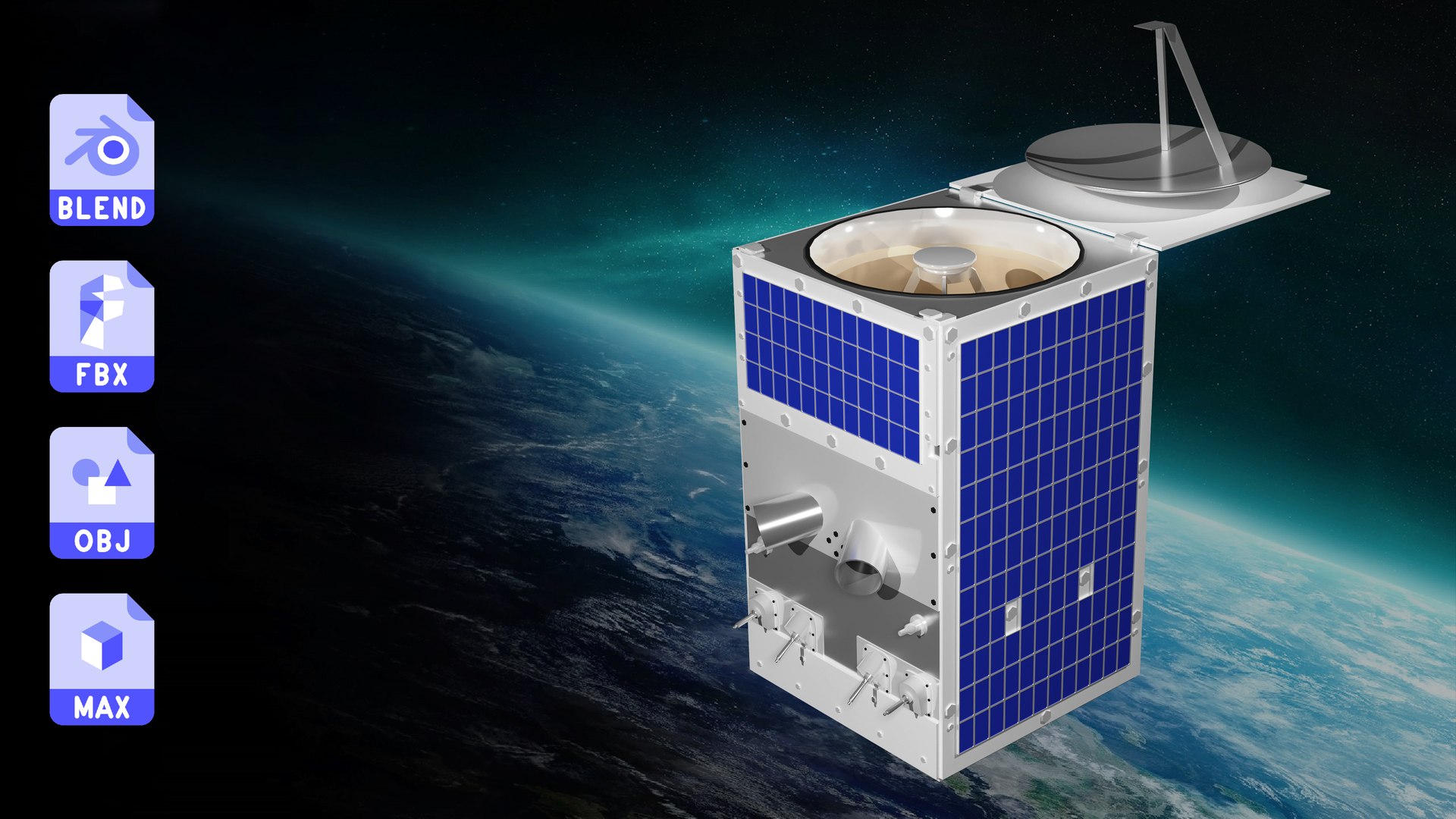 SkySat-16-21 or C14-C19 Satellite 3D model - TurboSquid 1954560