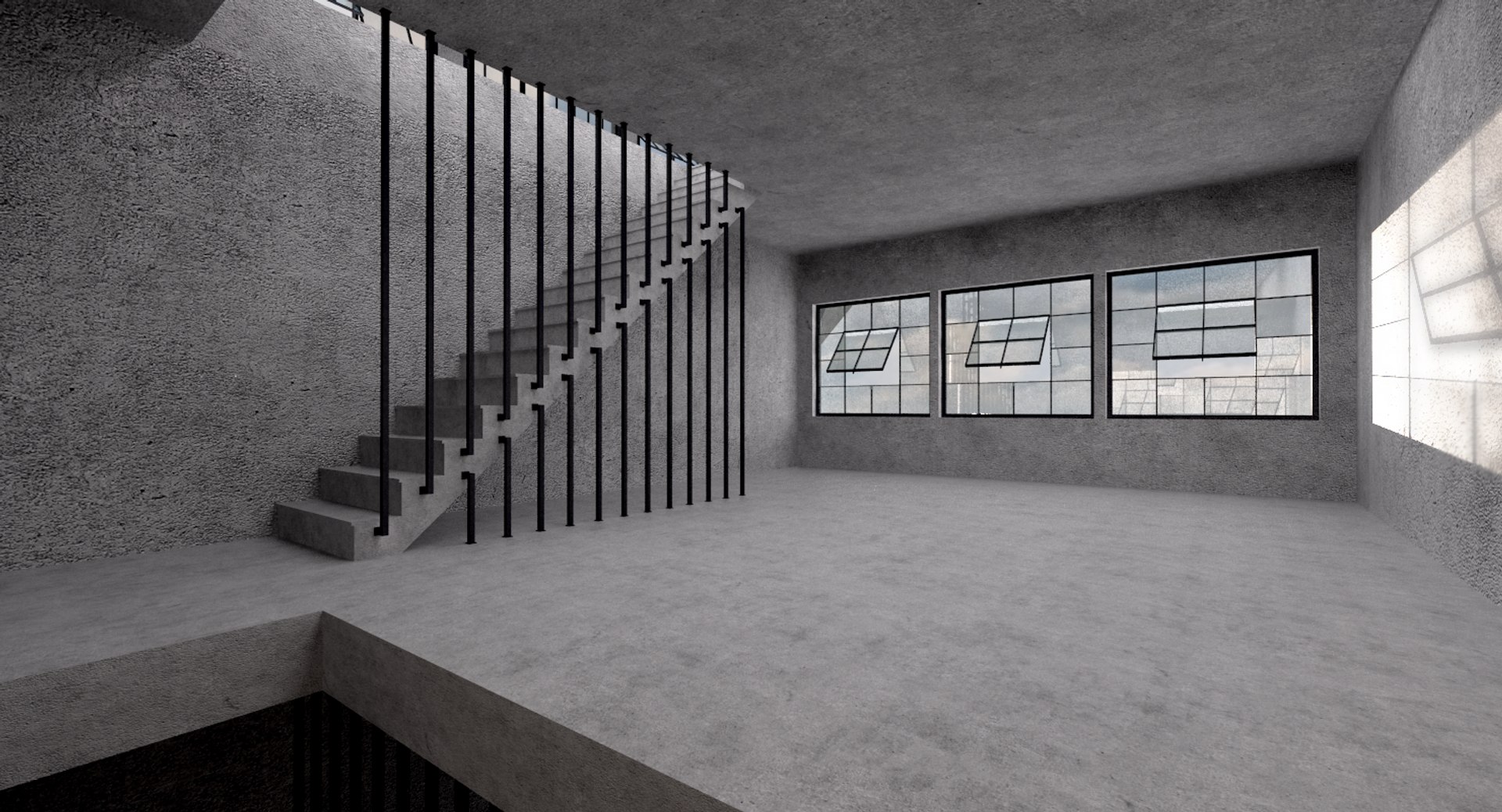 Modular Industrial Building 3D Model - TurboSquid 1262441