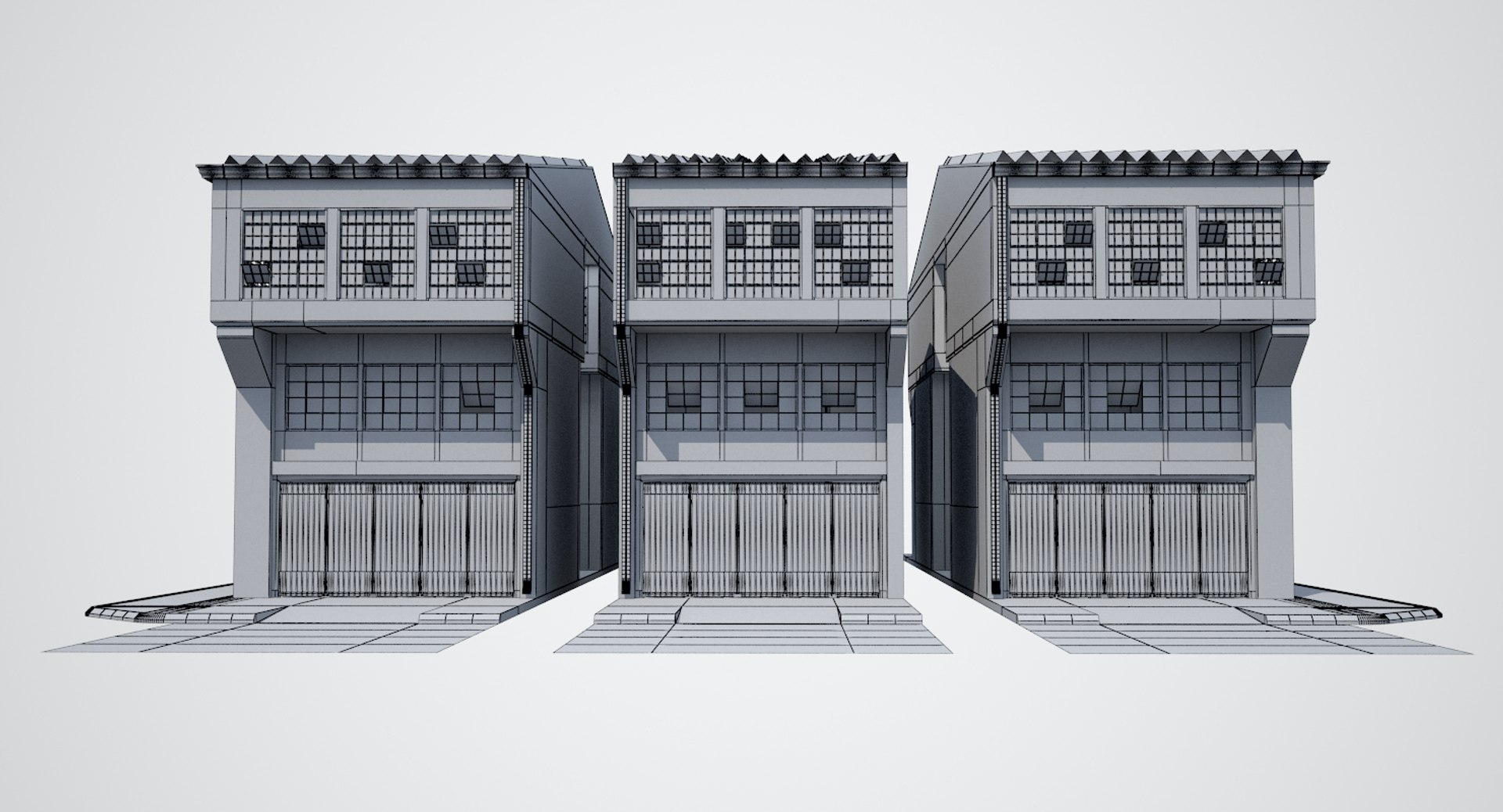 Modular Industrial Building 3D Model - TurboSquid 1262441