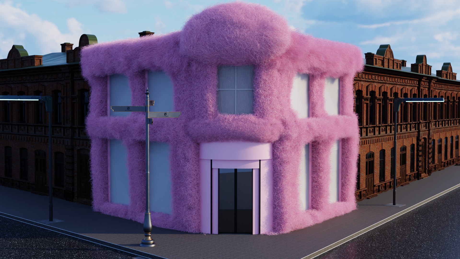 Cuty realistic fur house shop store or mall 3D model - TurboSquid 2176238
