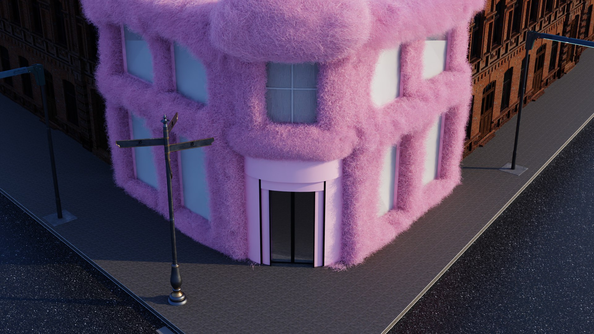 Cuty realistic fur house shop store or mall 3D model - TurboSquid 2176238
