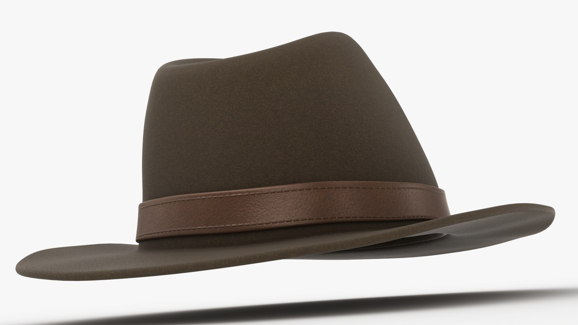 3D Realistic Felt Hunting Hat Model - TurboSquid 1484676