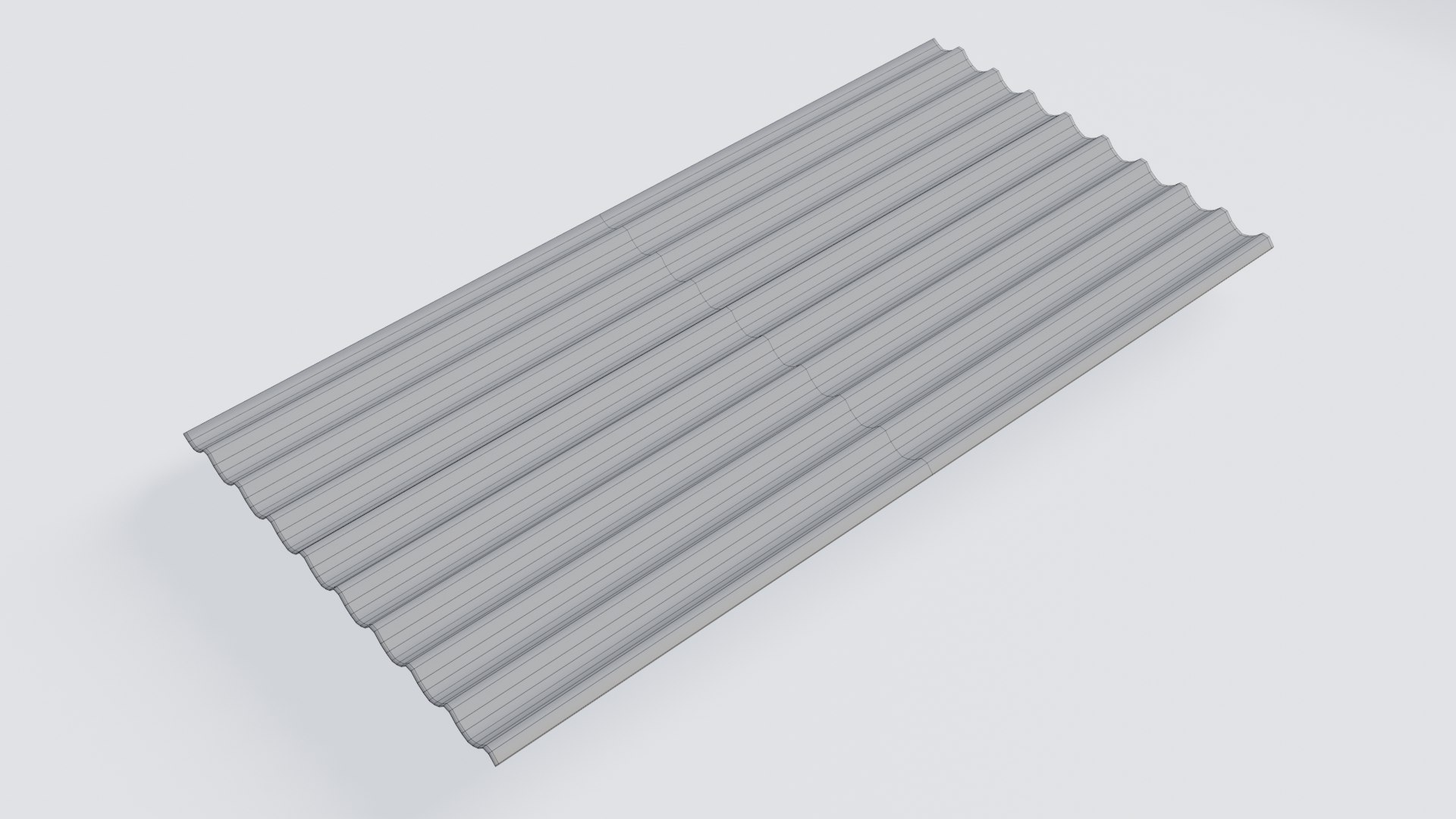 Metal Roofing Sheet 3D Model - TurboSquid 1468875