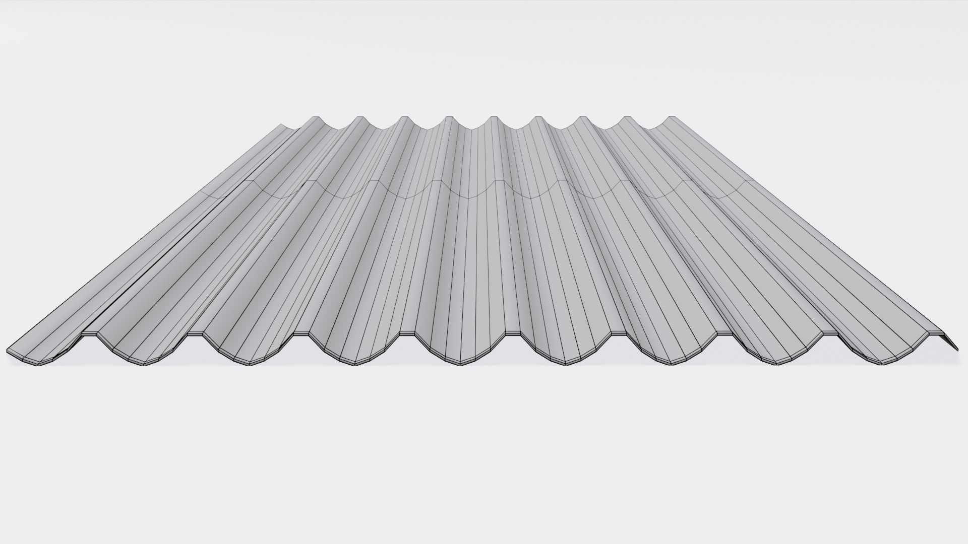 Metal roofing sheet 3D model - TurboSquid 1468875
