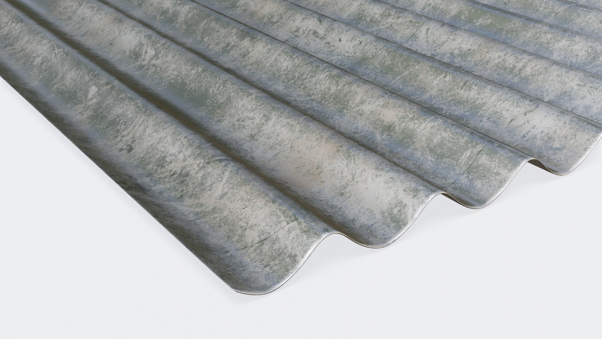 Metal roofing sheet 3D model - TurboSquid 1468875