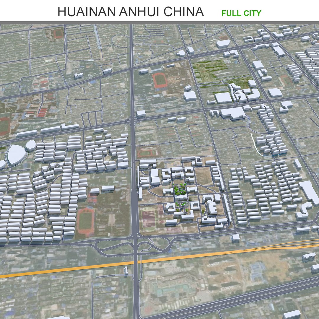 Free 3D Huainan Anhui China - TurboSquid 2090201
