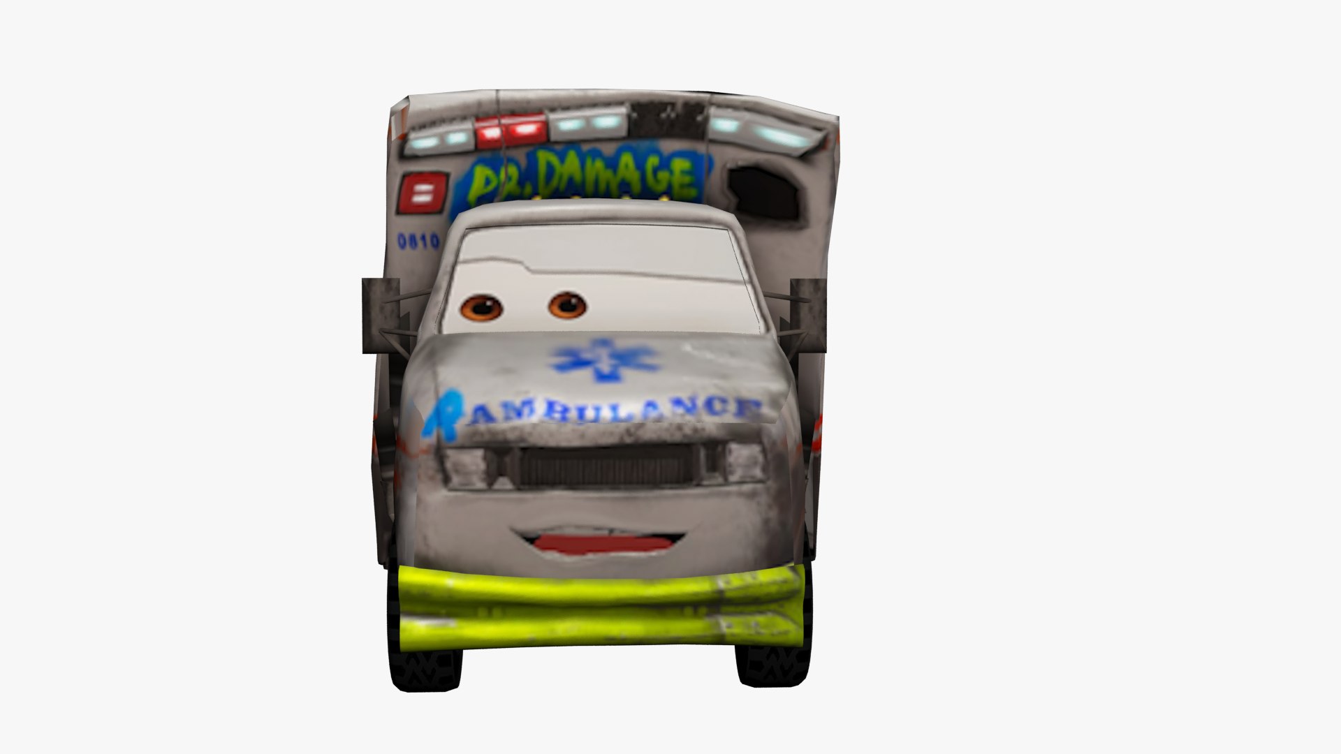 Disney Cars 3 Dr Damage Model - TurboSquid 1980933