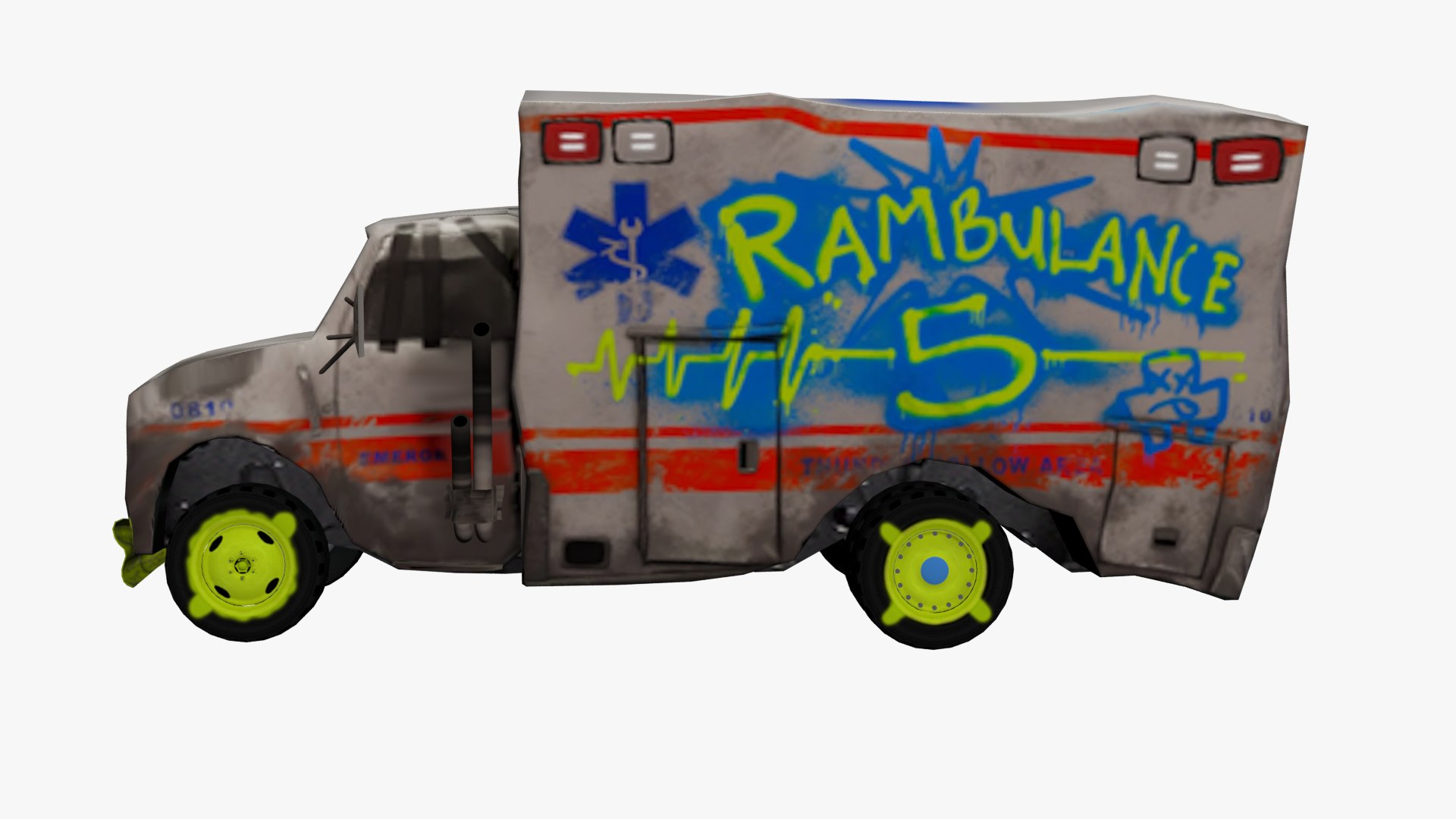 Disney Cars 3 Dr Damage Model - TurboSquid 1980933