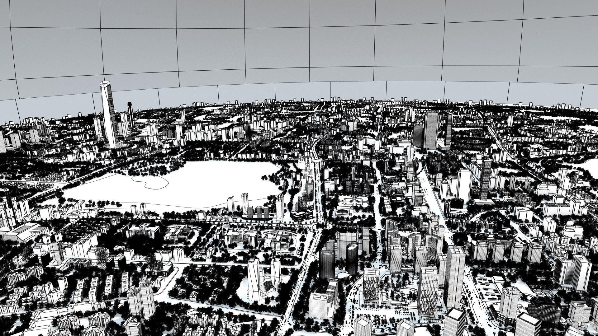 Cityscape 3D model - TurboSquid 2159835