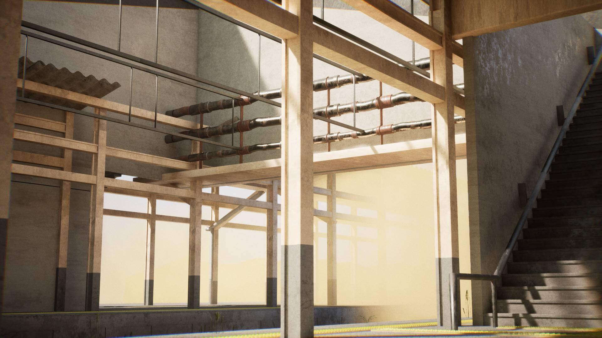 3D Modern Train Station 33 Assets - TurboSquid 2197417