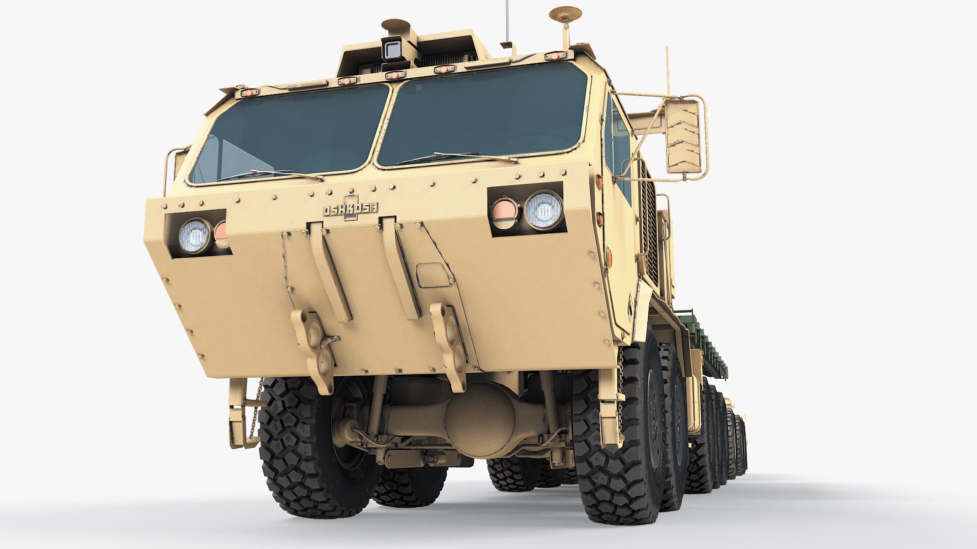 3D Model Palletized Load System Oshkosh A1 Trailer - TurboSquid 1772506