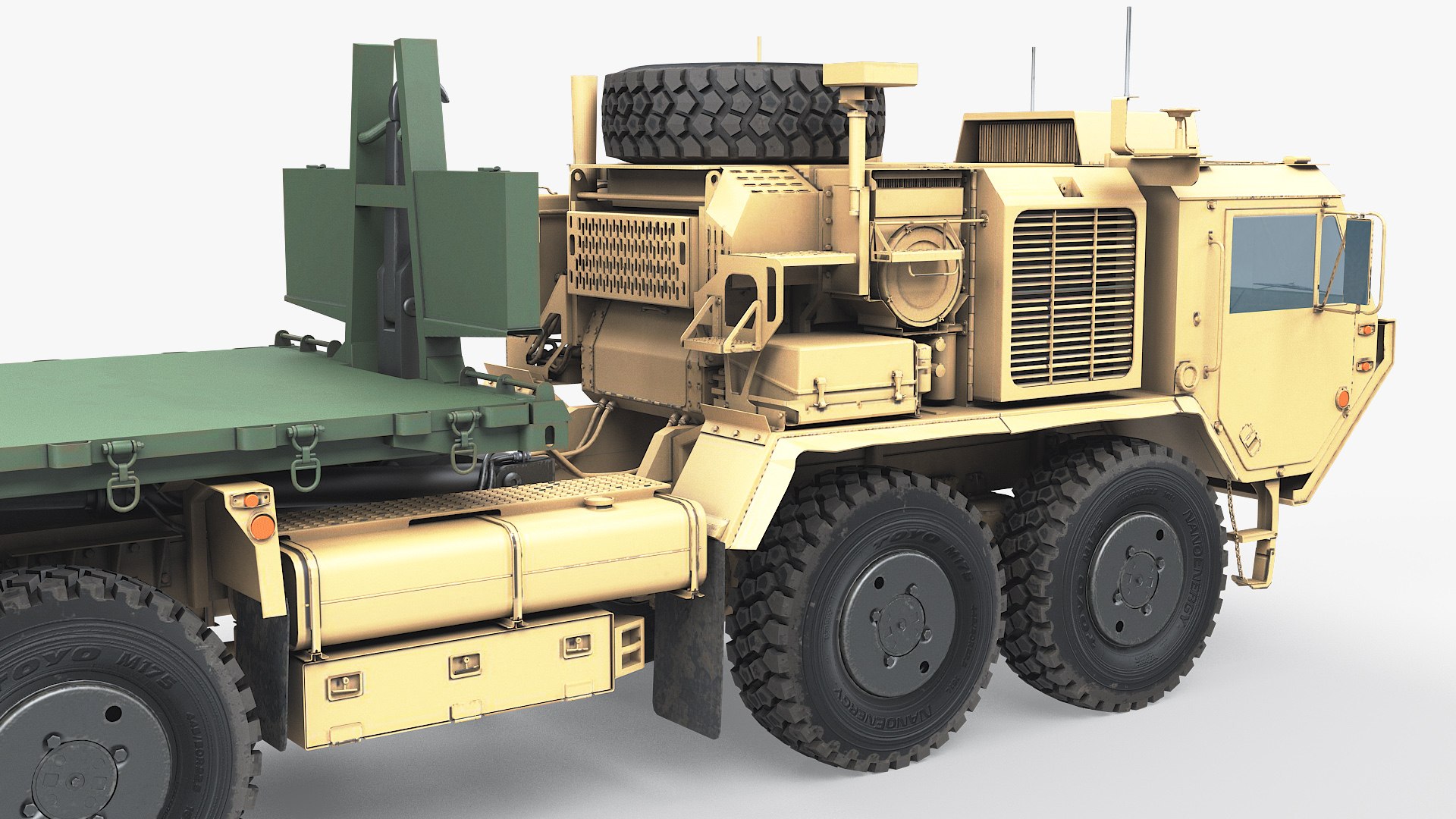 3D Model Palletized Load System Oshkosh A1 Trailer - TurboSquid 1772506