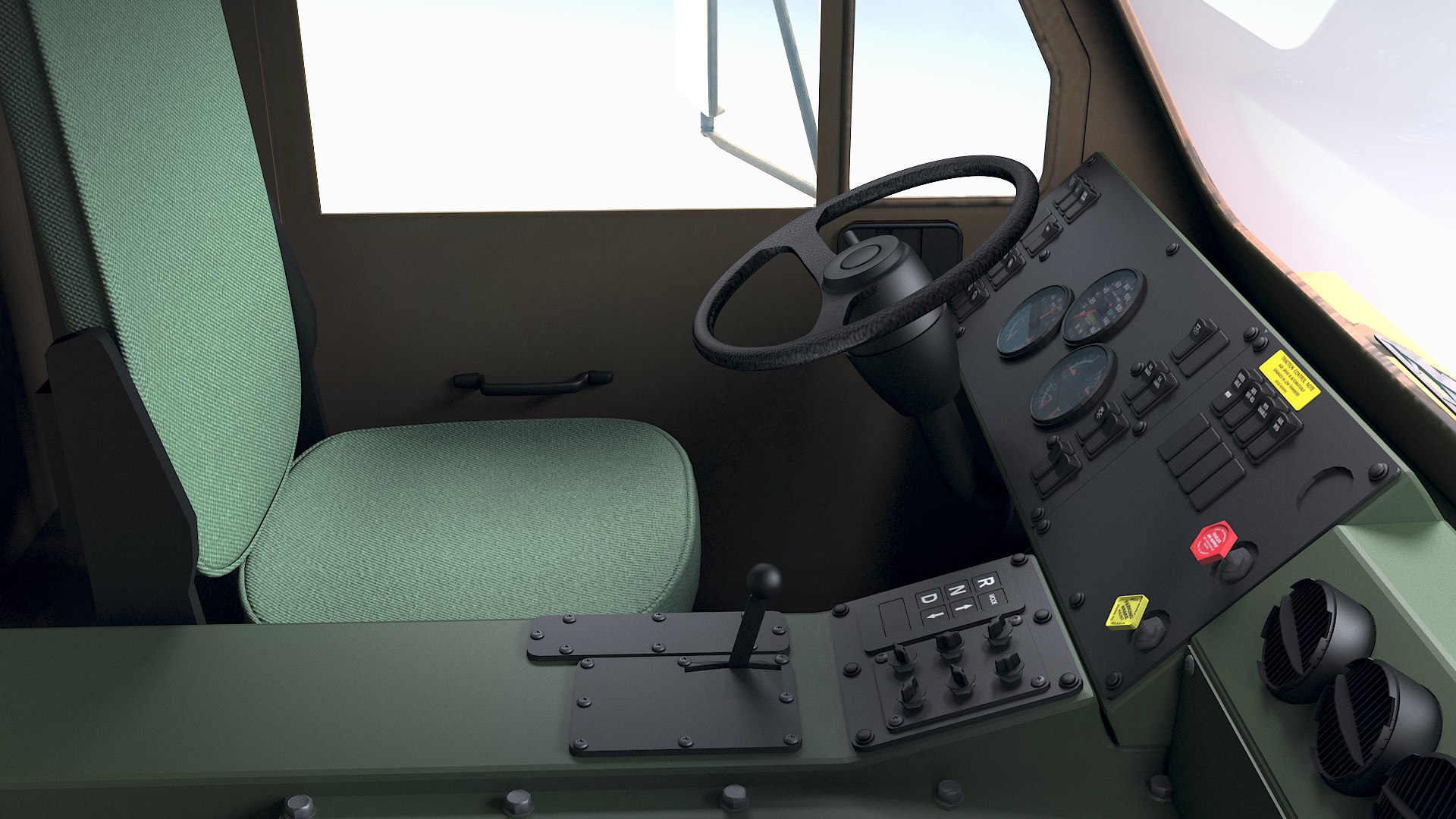 3D Model Palletized Load System Oshkosh A1 Trailer - TurboSquid 1772506