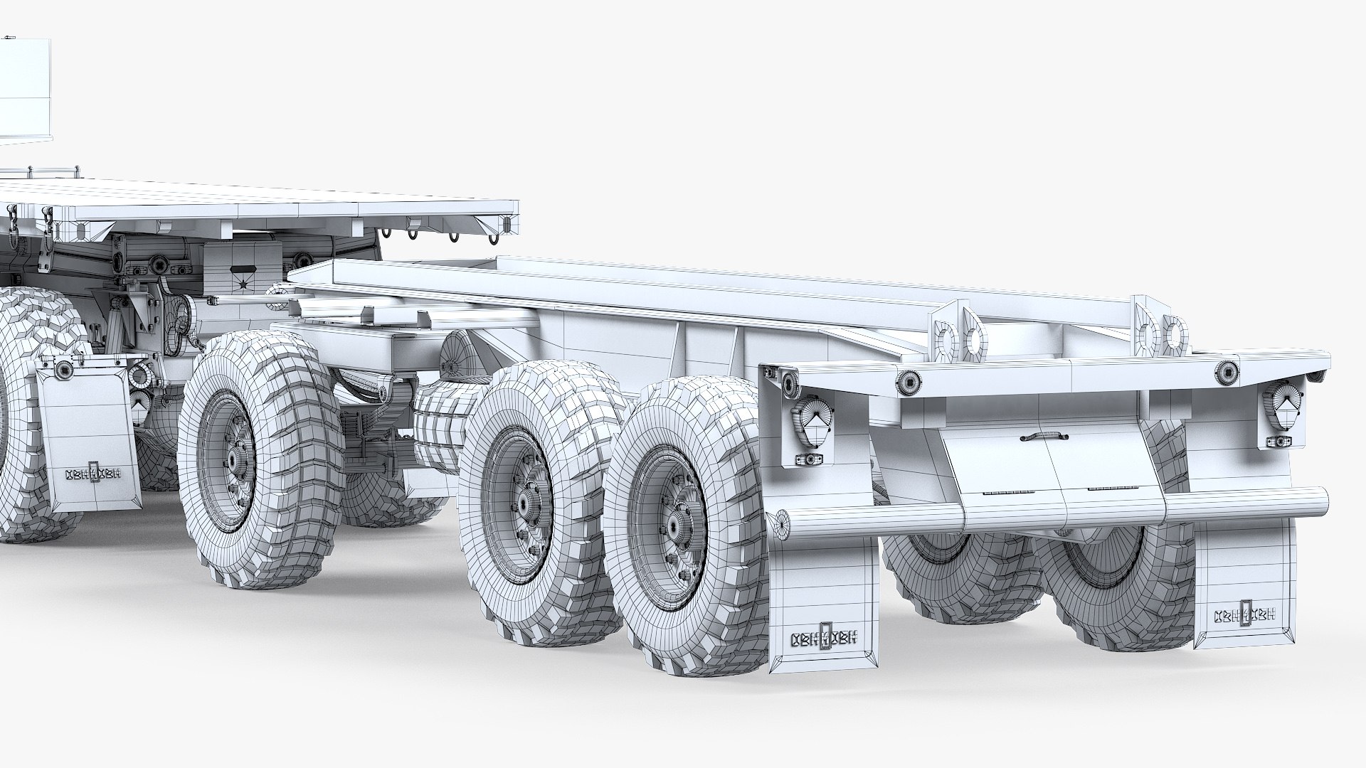 3D Model Palletized Load System Oshkosh A1 Trailer - TurboSquid 1772506 3D Model Palletized Load System Oshkosh A1 Trailer - TurboSquid 1772506
