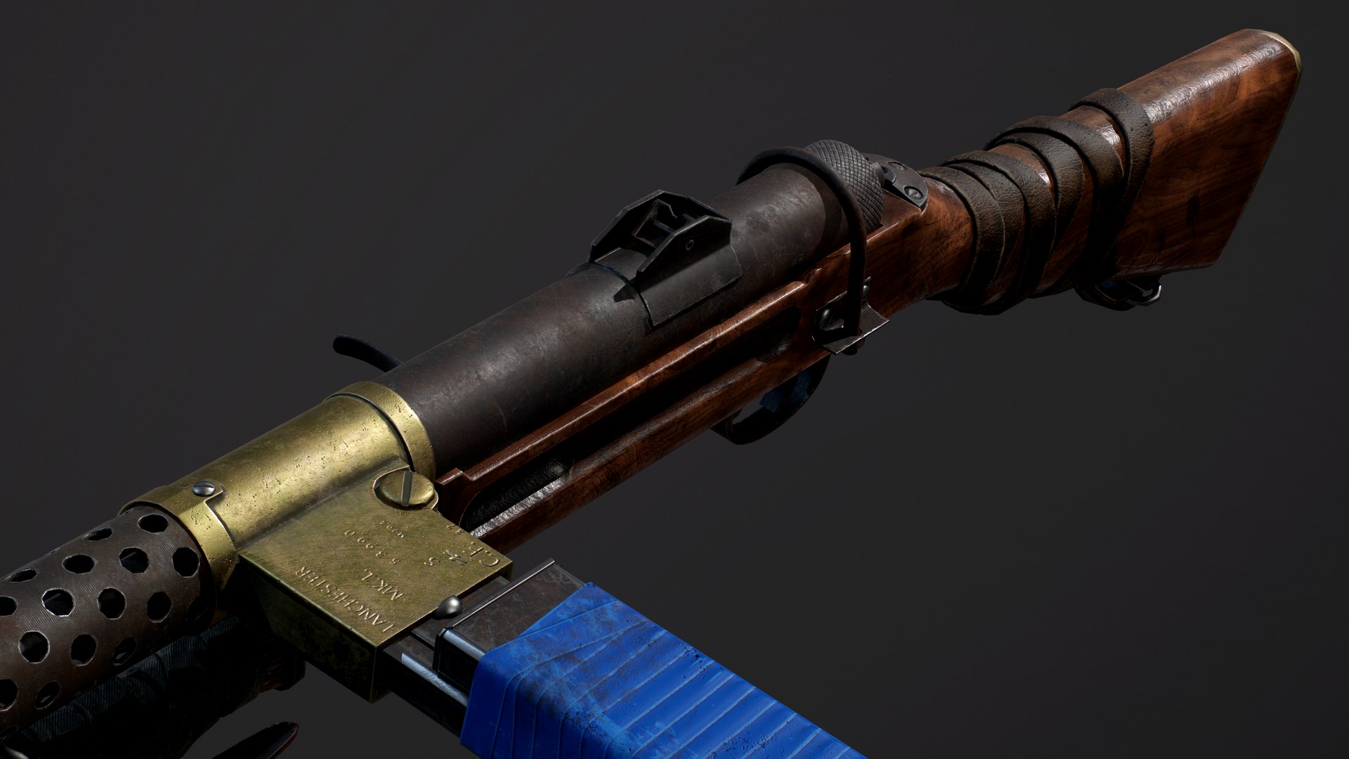 3D Smg Lanchester - TurboSquid 1275688