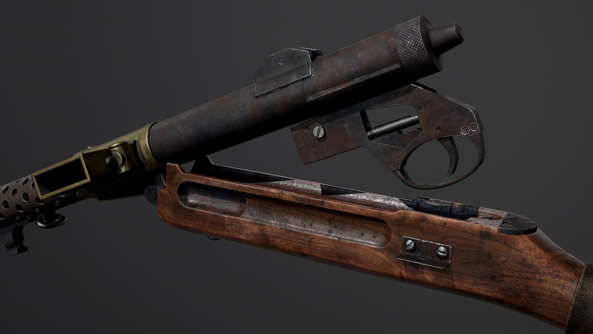 3D Smg Lanchester - TurboSquid 1275688