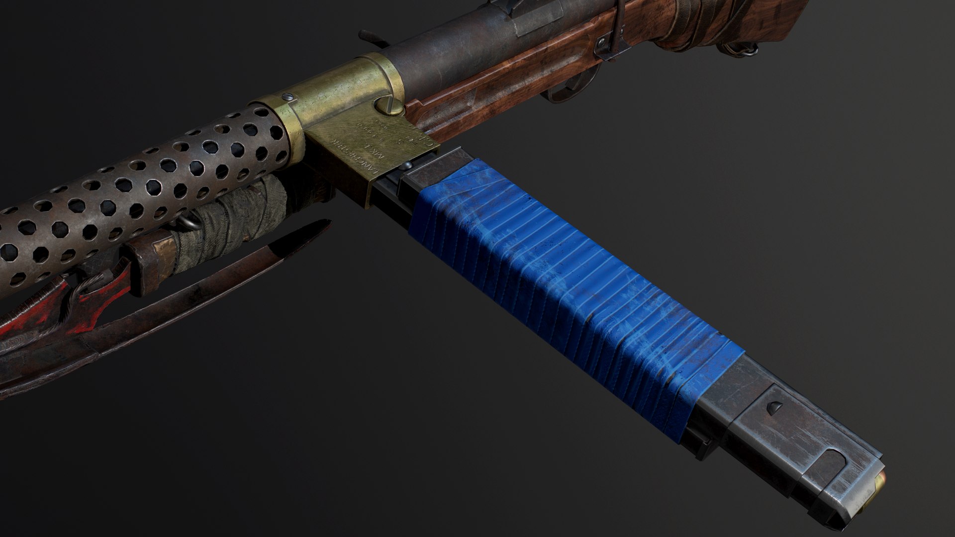 3D Smg Lanchester - TurboSquid 1275688