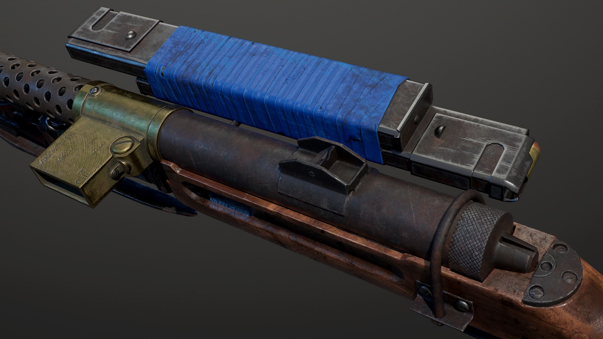 3D Smg Lanchester - TurboSquid 1275688