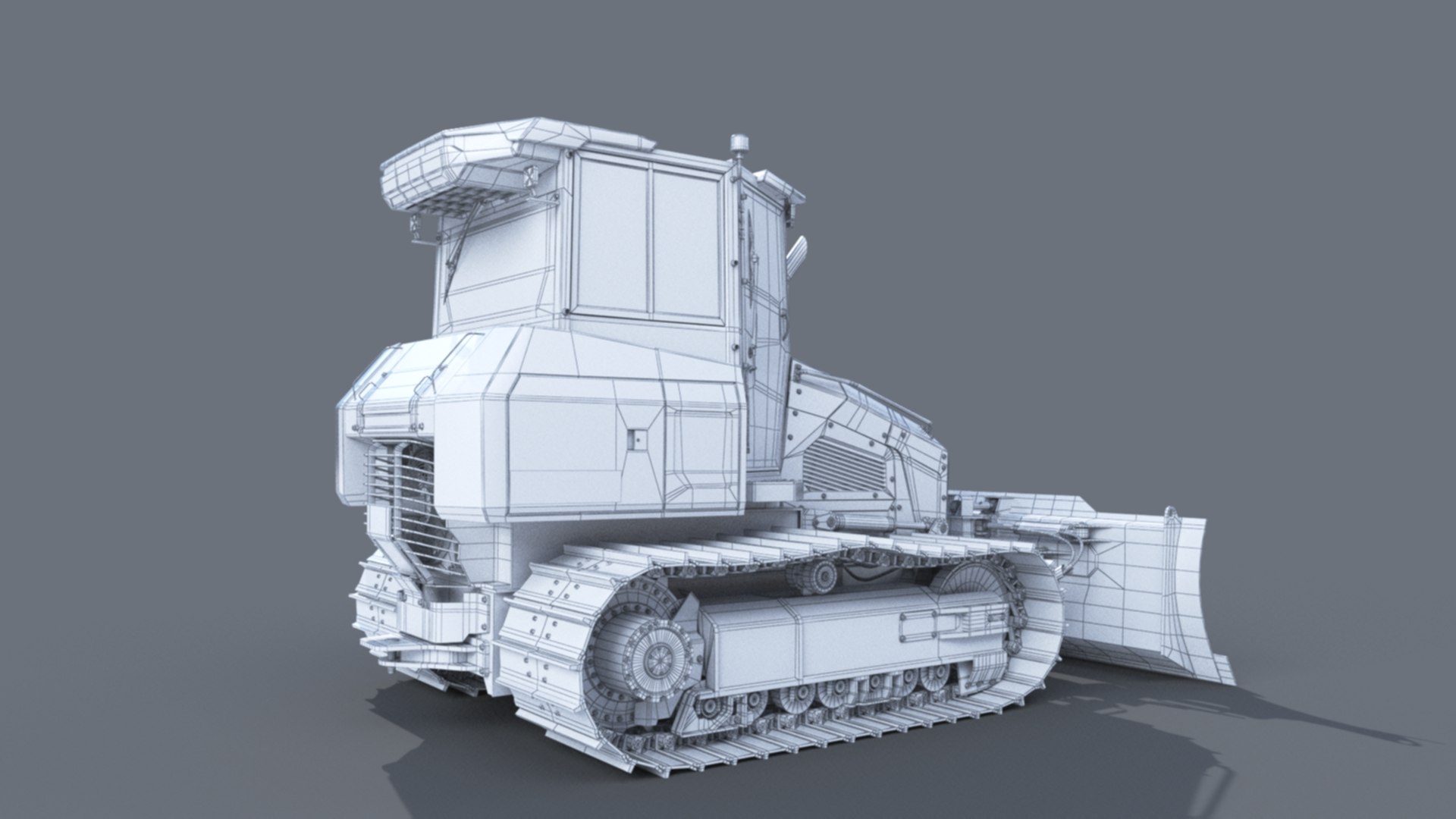 Crawler Dozer Doosan Dd100 3D Model - TurboSquid 2155114