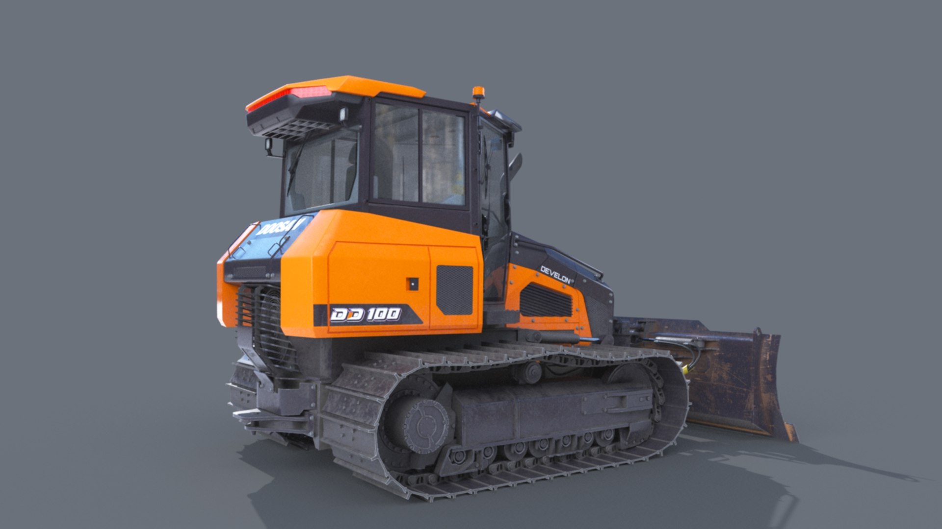 Crawler Dozer Doosan Dd100 3D Model - TurboSquid 2155114