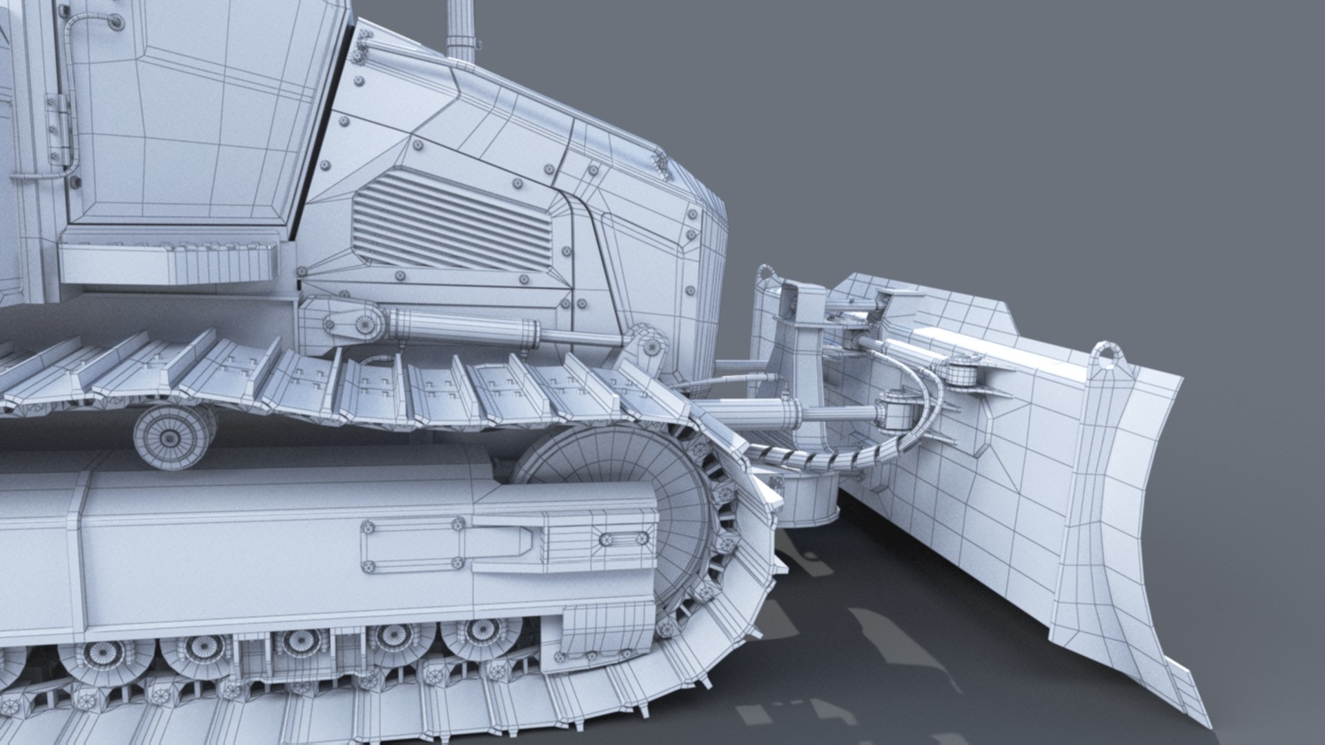 Crawler Dozer Doosan Dd100 3D Model - TurboSquid 2155114