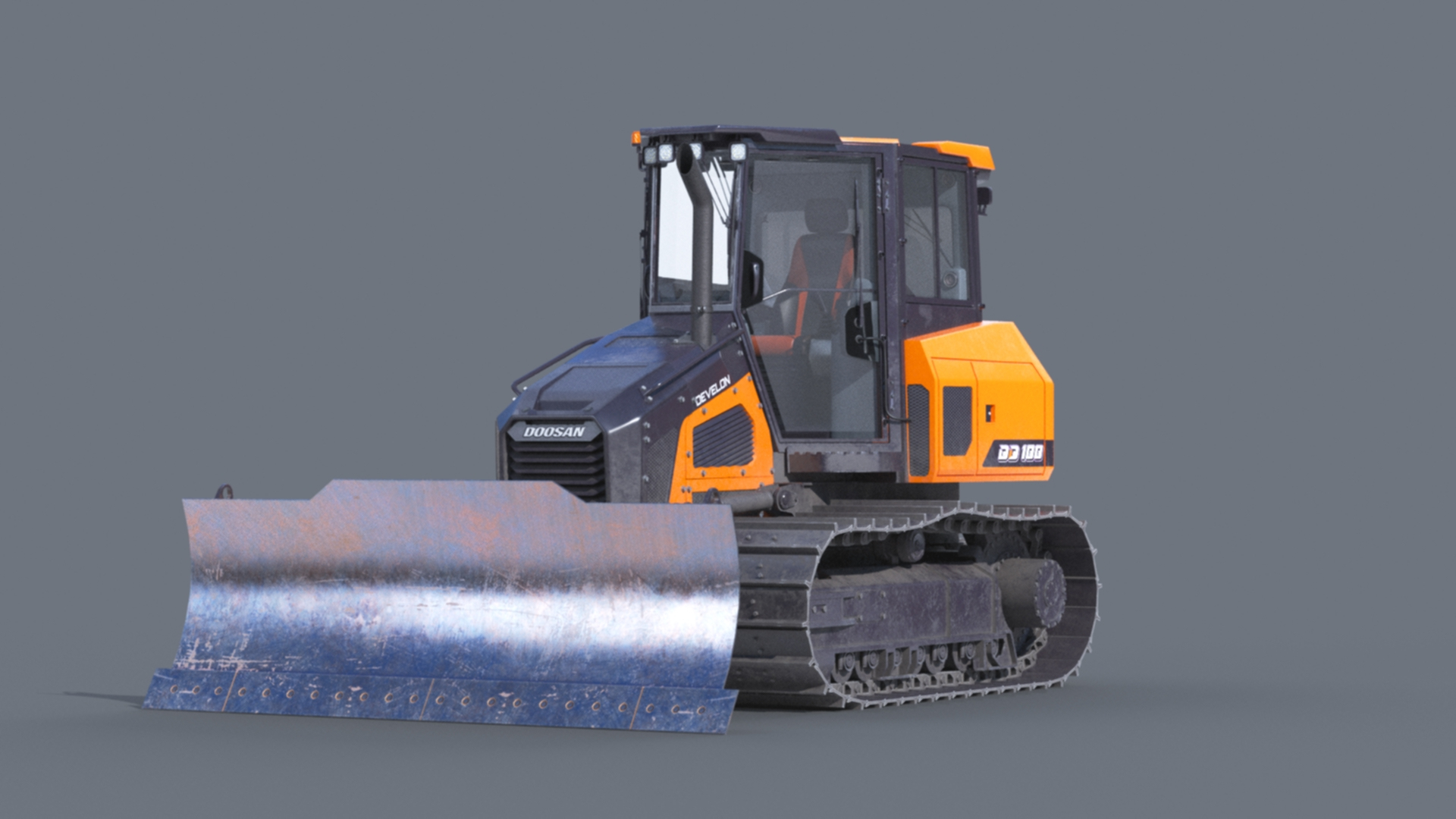 Crawler Dozer Doosan Dd100 3D Model - TurboSquid 2155114