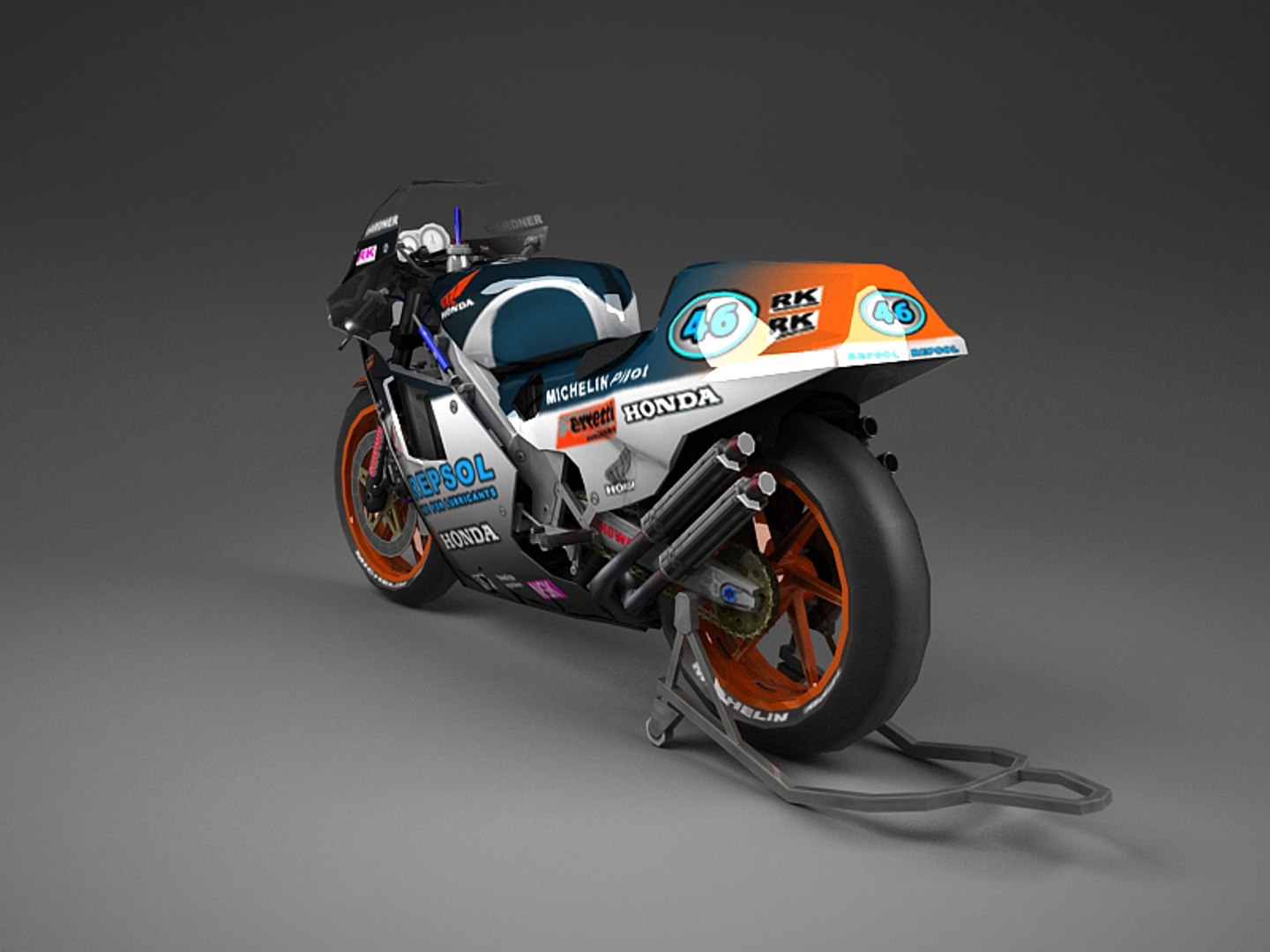 Honda Nsr 500 Repsol 3D Model - TurboSquid 1313595