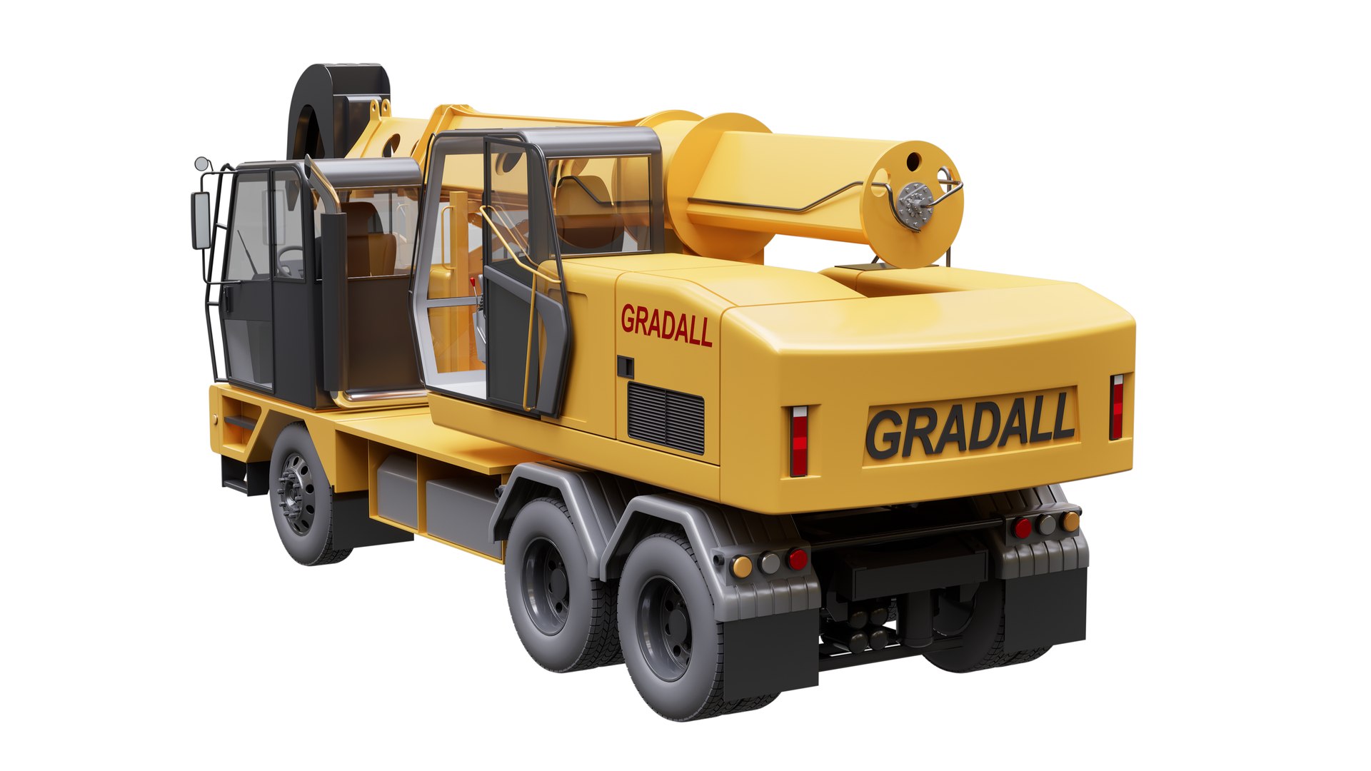 3D Model Excavator Gradall XL4100 - TurboSquid 2216236