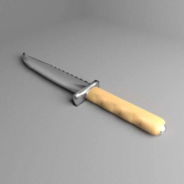 Hunting Knife Blender Models for Download | TurboSquid