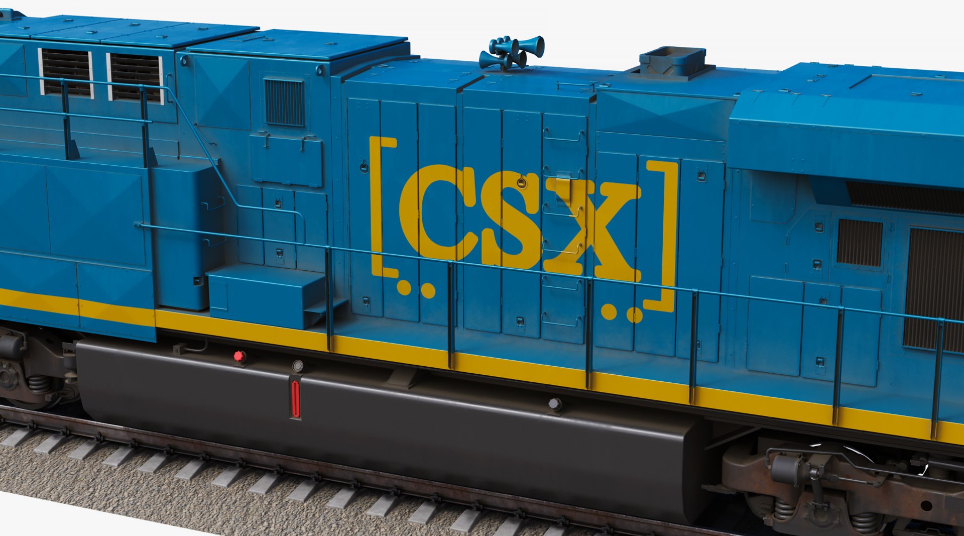 3D Locomotive Ge Es44ac Csx - TurboSquid 1422779