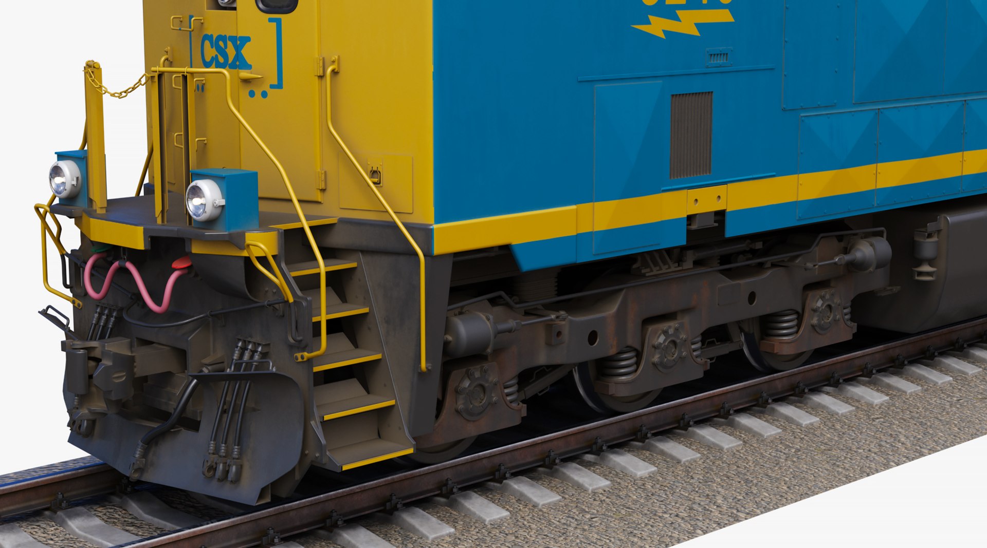 3D locomotive ge es44ac csx - TurboSquid 1422779