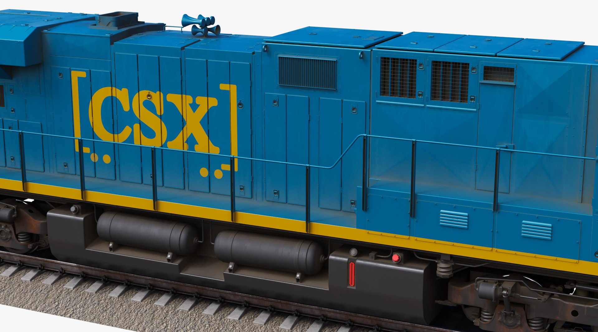 3D Locomotive Ge Es44ac Csx - TurboSquid 1422779