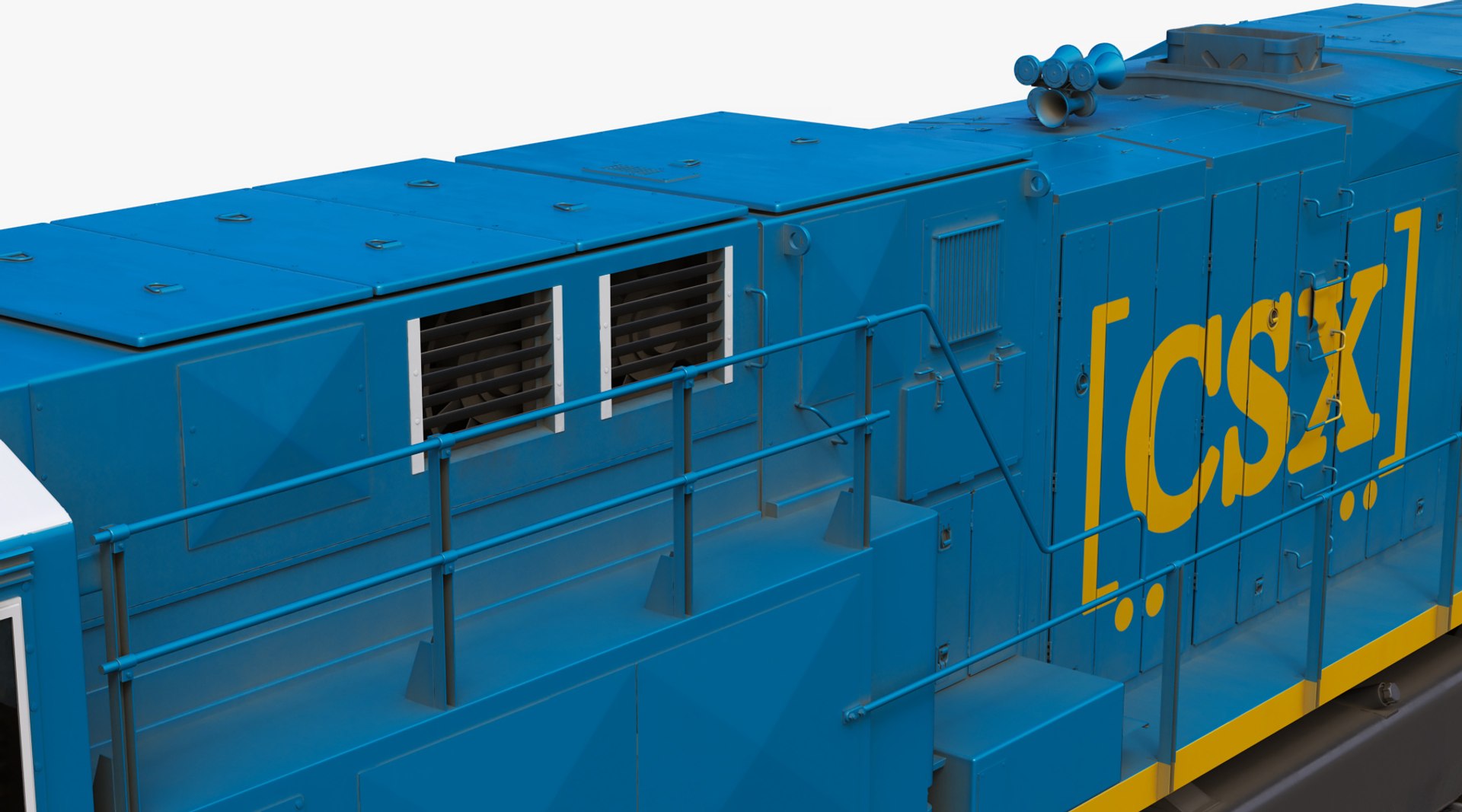 3D locomotive ge es44ac csx - TurboSquid 1422779