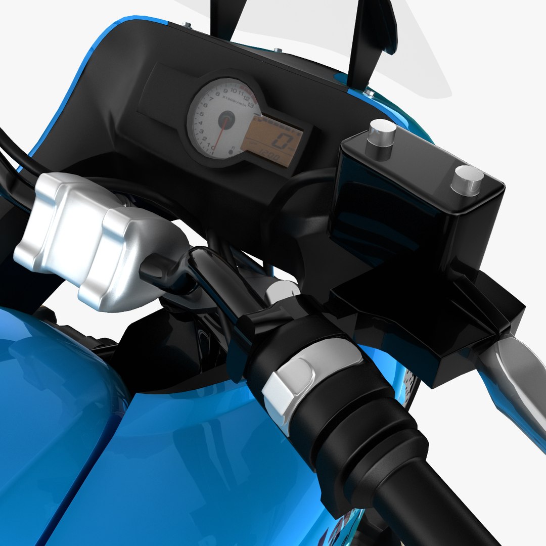 kawasaki versys 3d model