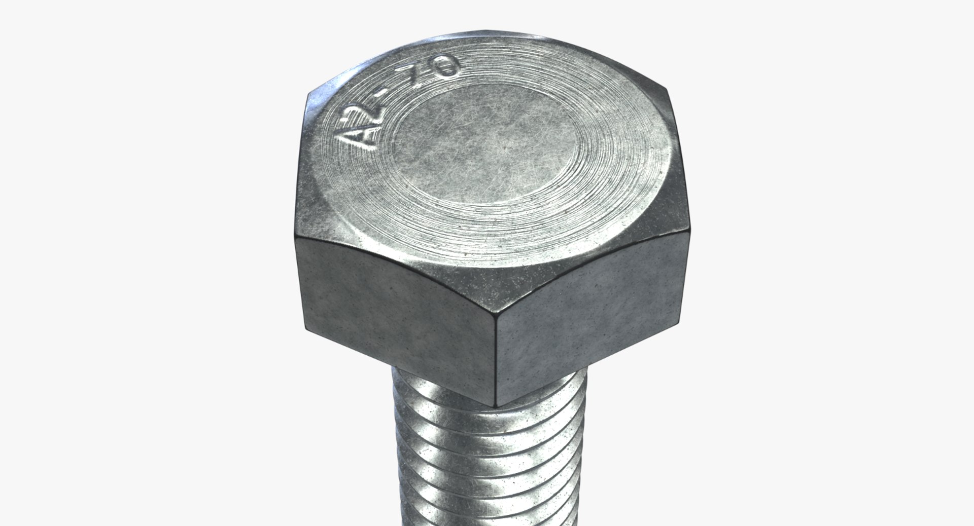 Hex Bolt M6x60 6 3D - TurboSquid 1394307
