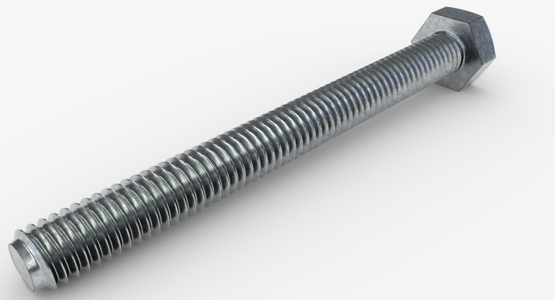 Hex Bolt M6x60 6 3D - TurboSquid 1394307