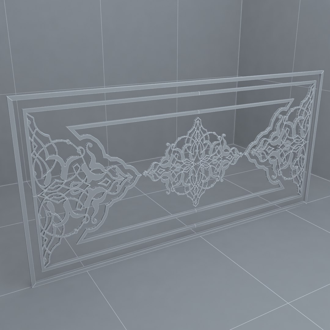 Free Pattern Architecture 3d Model