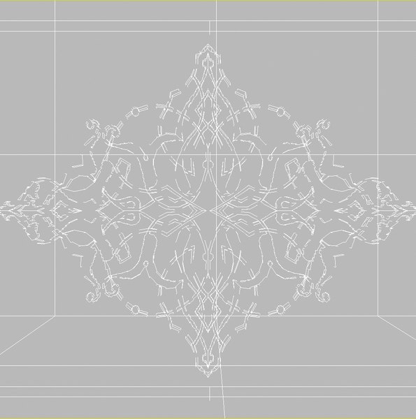 free pattern architecture 3d model