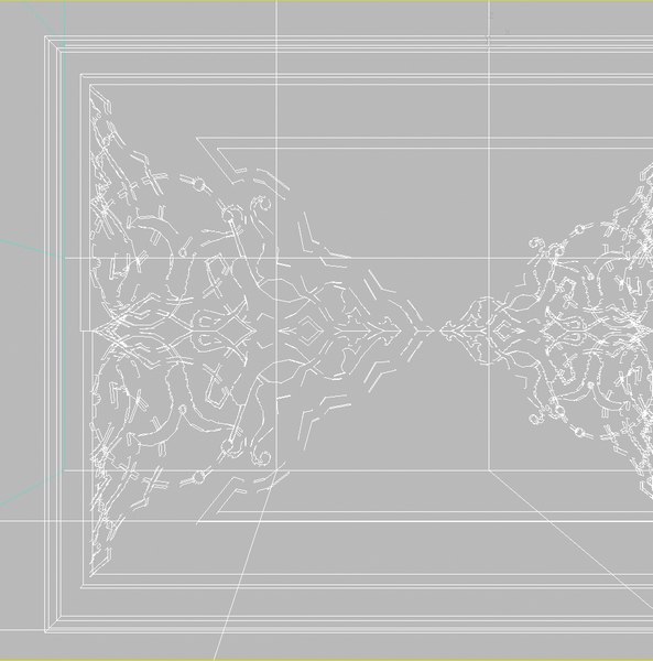free pattern architecture 3d model