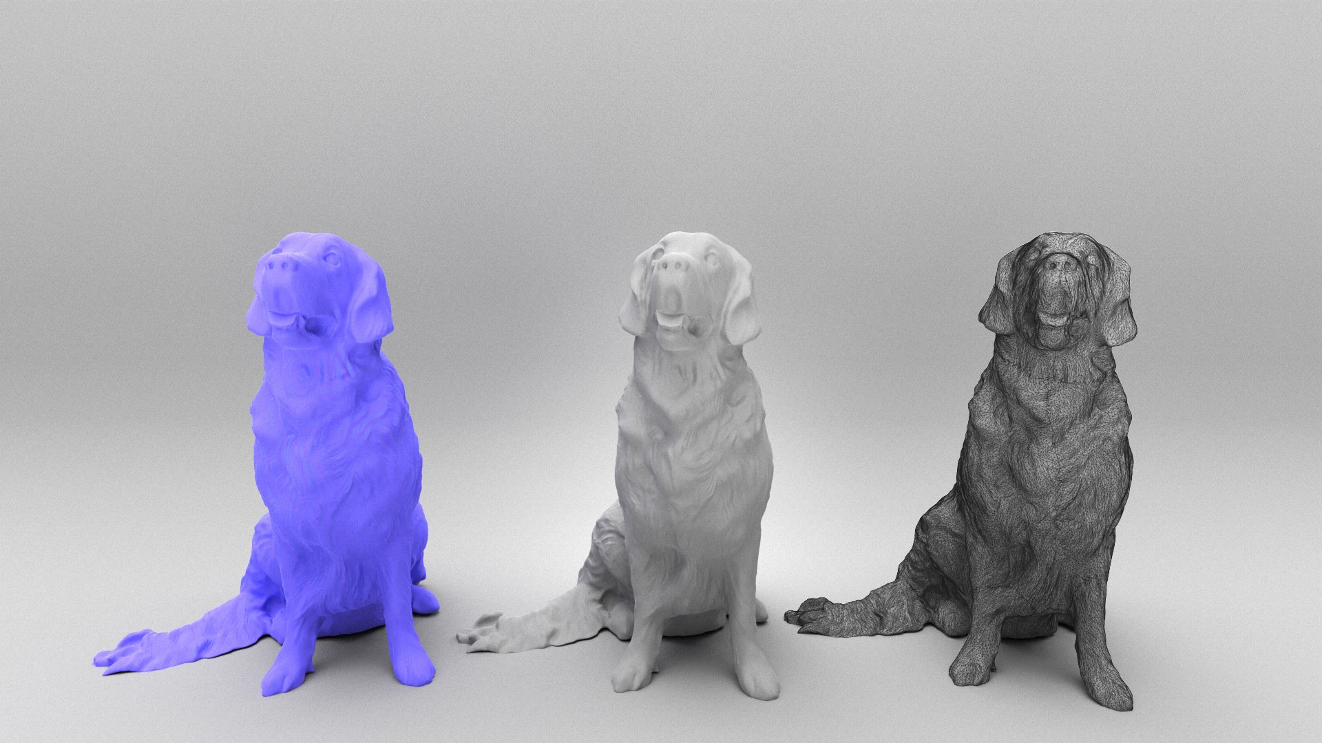 3D Golden Retriever Dog 23 - TurboSquid 1856652