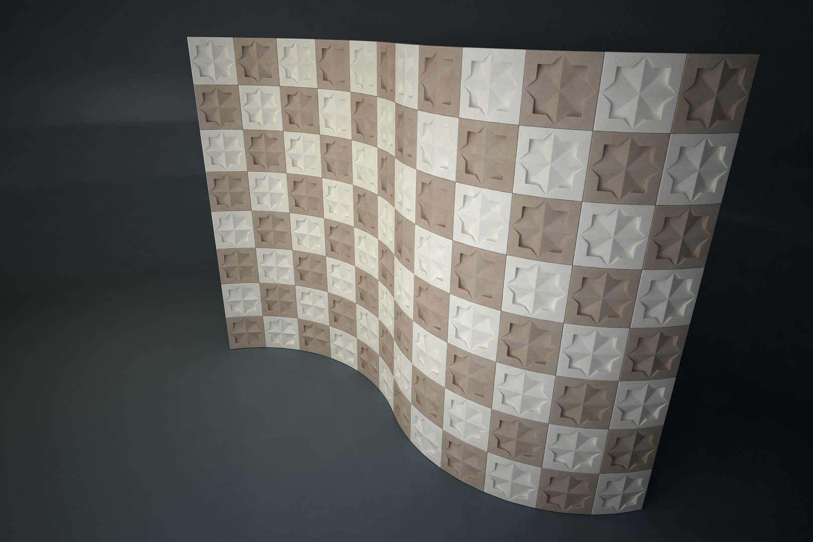 Pattern Wall 3D Model - TurboSquid 1445688