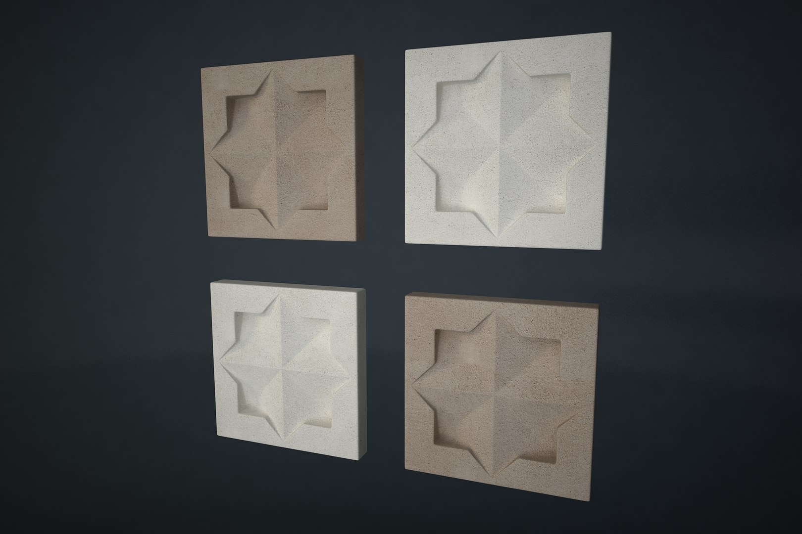 Pattern Wall 3D Model - TurboSquid 1445688