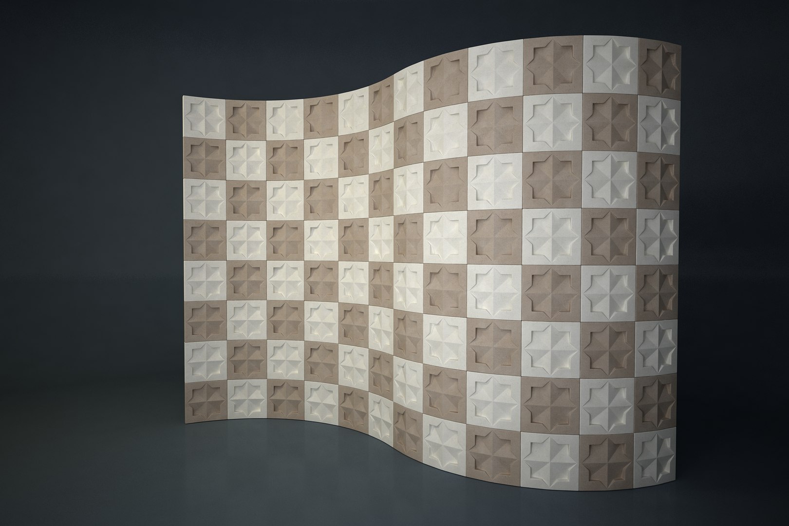 Pattern Wall 3D Model - TurboSquid 1445688