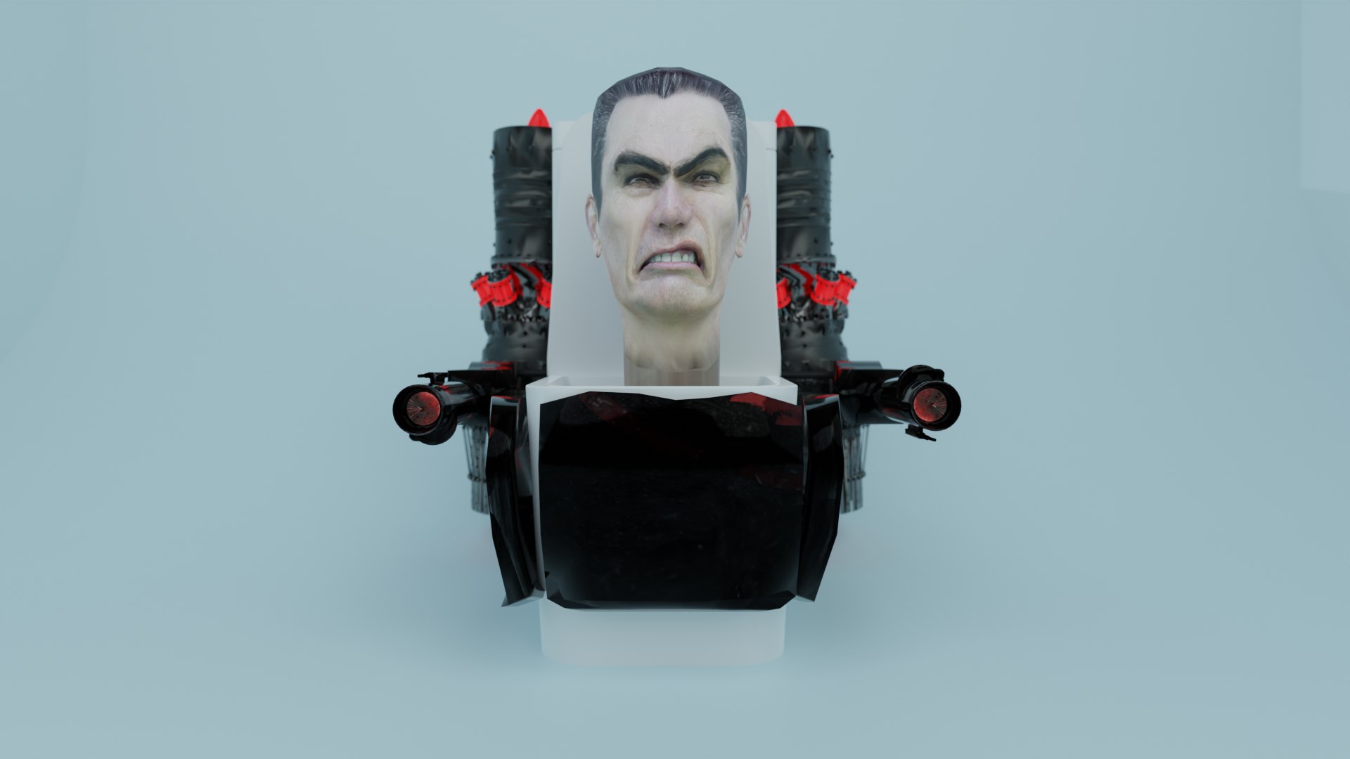 3D Skibidi Toilet Upgraded Toilet Boss - TurboSquid 2095989