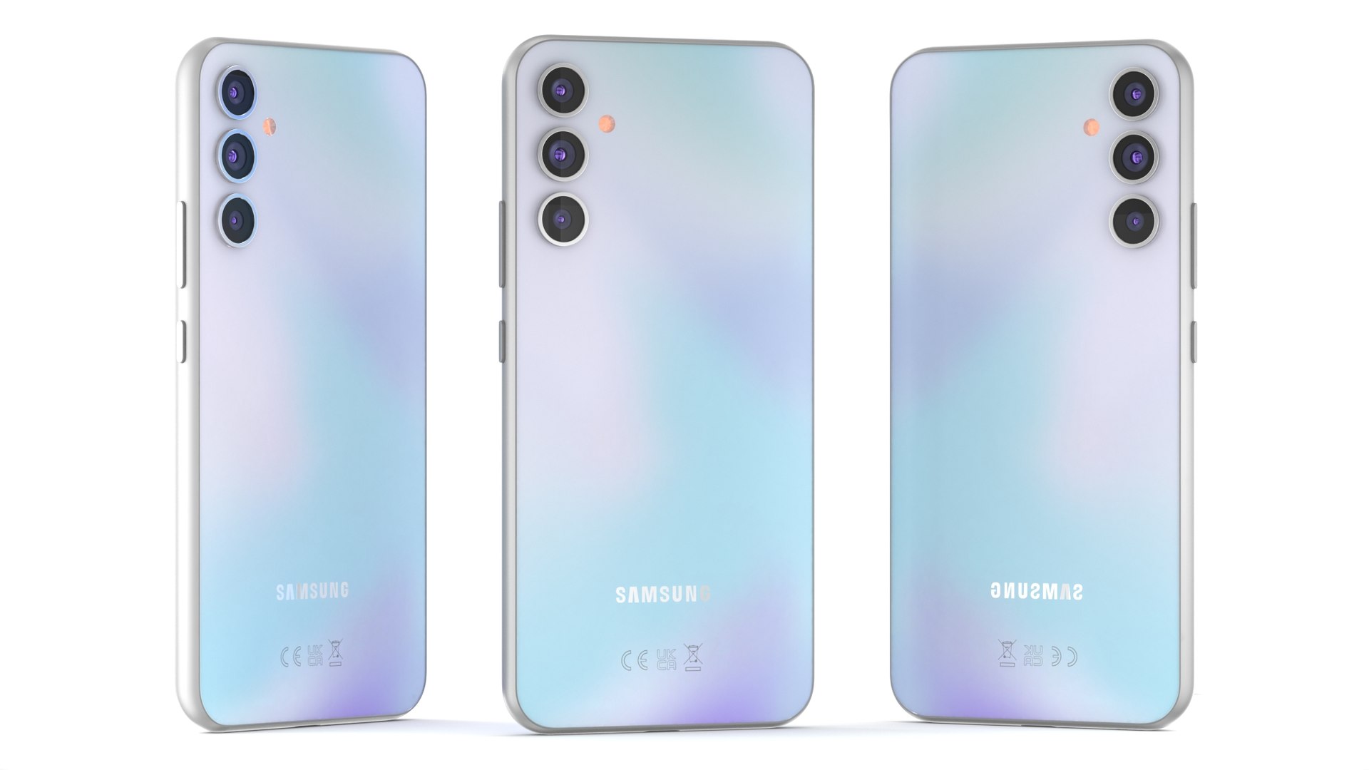 Samsung Galaxy A34 Silver 3D - TurboSquid 2101247